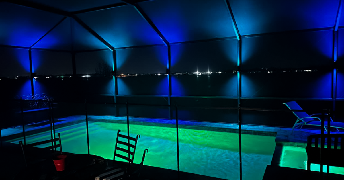 Lanai Lighting (Pool Cage Lighting) Ideas to Elevate Your Evenings ...